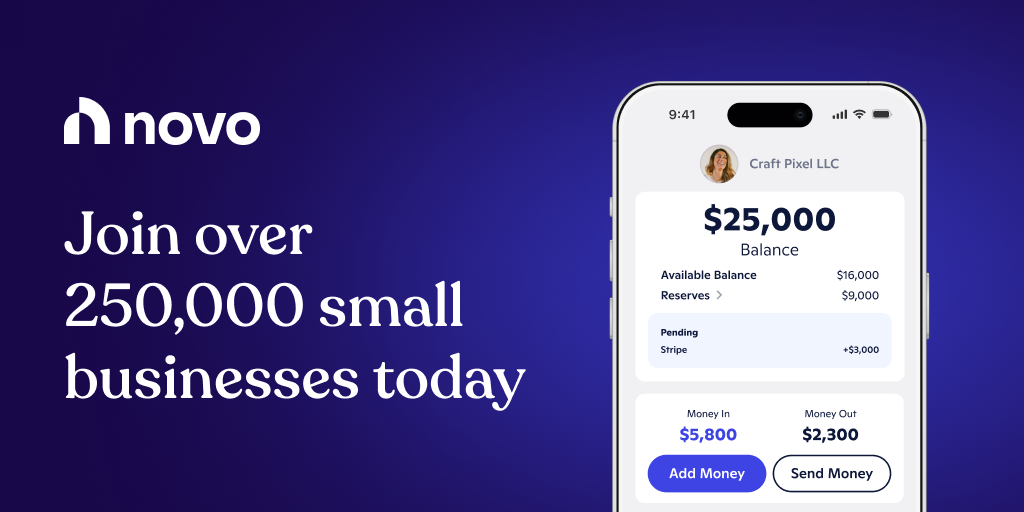 Sign Up For Free Business Checking | Novo